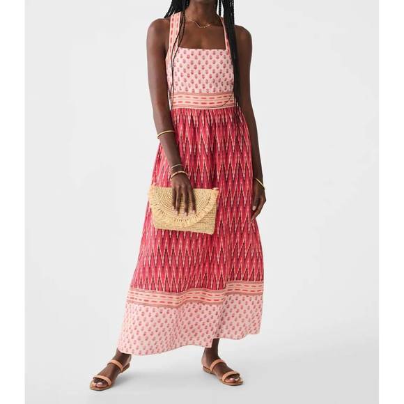 Faherty | Dresses | New Faherty Gracie Dress In Pink Gobi Floral | Poshmark